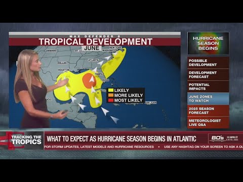 Tropics mostly quiet as 2025 hurricane season begins | Tracking the Tropics
