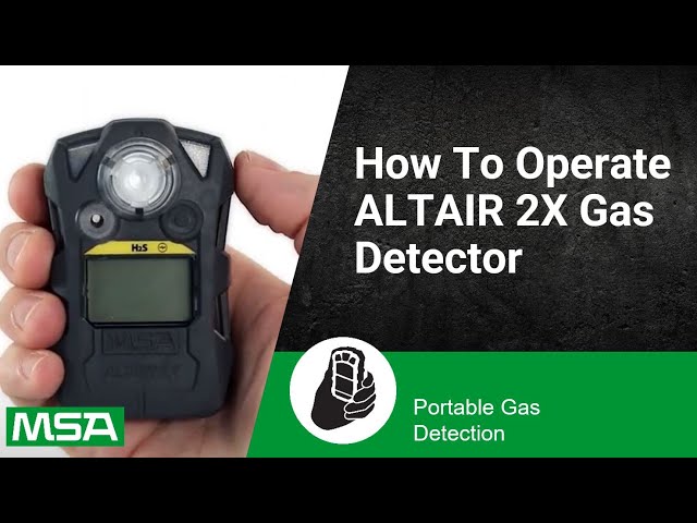 Portable Gas Detector - MSA Safety, Single Gas detector, ALTAIR: Oxygen ...