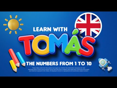 Learn the NUMBERS in English from 1 to 10! Tomás Island is the BEST way to learn!