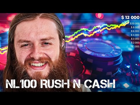 Raw GG Poker Footage - How to CRUSH NL100 Rush n Cash