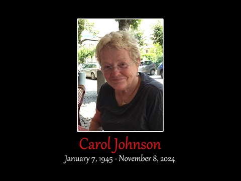 Carol Johnson Memorial Service