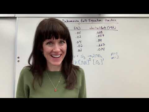 Determine Rate Law Practice