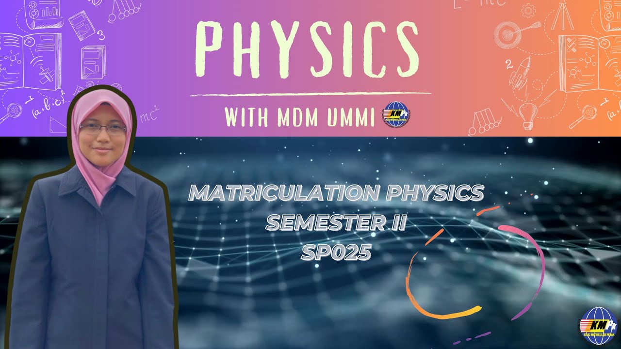 CH 1 ELECTROSTATICS: MATRICULATION PHYSICS CHAPTER SUMMARY SP025