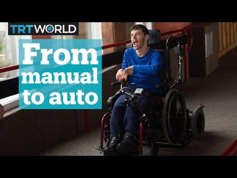 A device that turns any manual wheelchair automatic