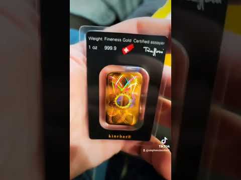 Check out these AWSOME 1oz Gold Hologram Bars from Argor
