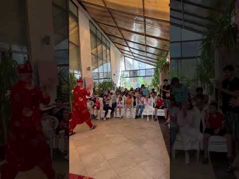 Evacuated Gazan kids in Amman hotel