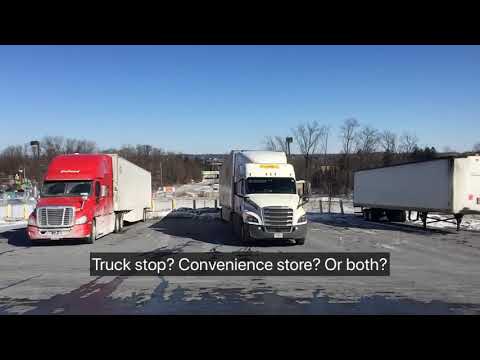 What defines a truck stop?