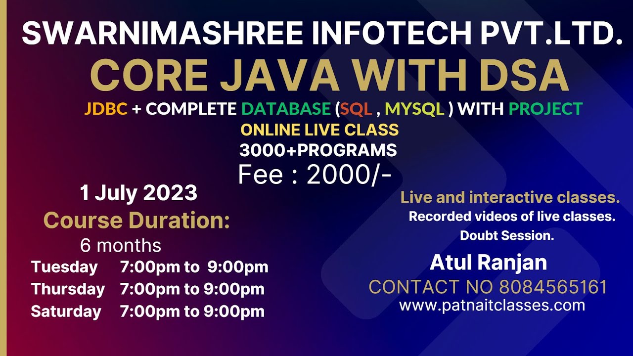 core java online course with certificate.