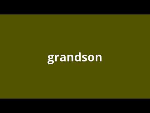 what is the meaning of grandson.