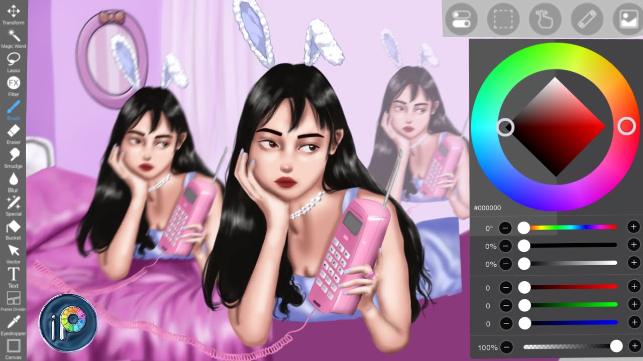 IBISPAINTX!! Digital Painting Process✨✨🎨🖌️ [SpeedPaint]