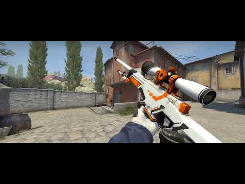 AWP Asiimov Factory New Showcase CS:GO (3440x1440 resolution 21:9)