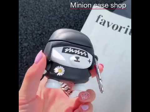 Case Airpods Gấu hoa cúc siêu ngầu-ship code toàn quốc