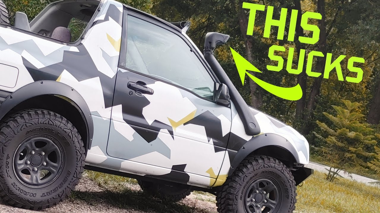 This mod SUCKS!! || Snorkel Install Guide Chevy Tracker (Suzuki Vitara)
