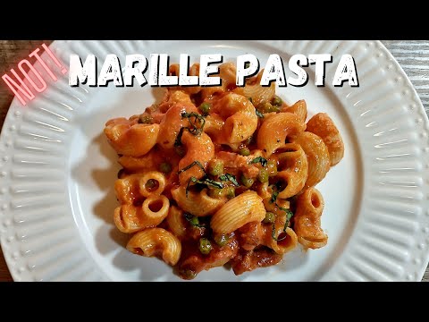 NOT Marille Pasta with Bacon, Peas & Cheese | THE FORGOTTEN DESIGNER PASTA SHAPE