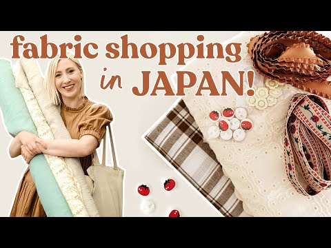 Nippori Fabric Town (90 Fabric Stores on 1 Street!!) | Fabric Shopping In Tokyo