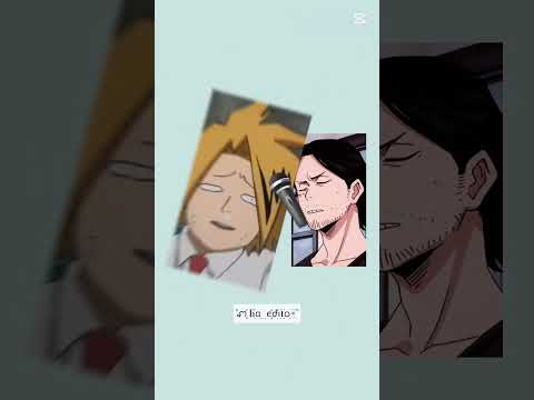 Im sorry Denki 🤣 #mha #aizawa #denki