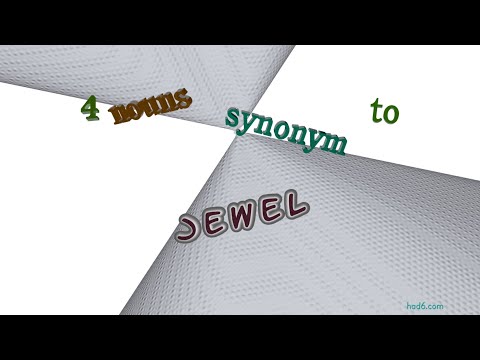 jewel - 5 nouns similar to jewel (sentence examples)