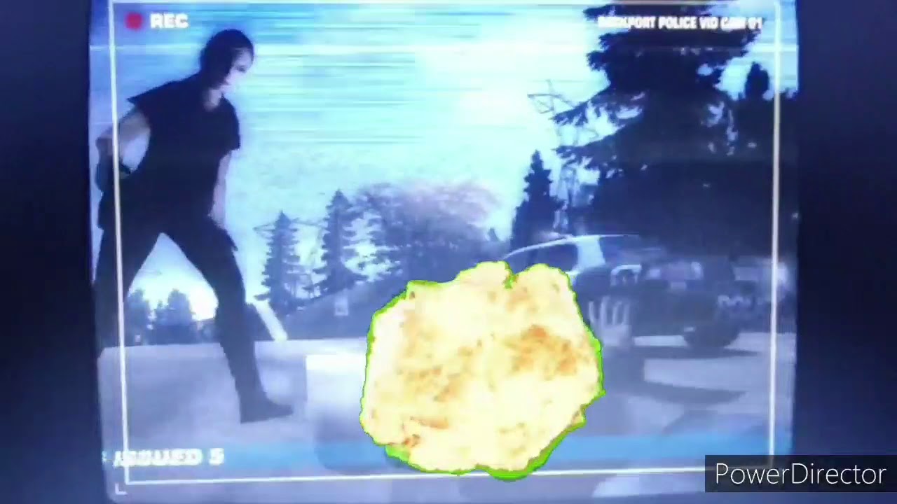 police woman does karate on a guy -2005 colorized