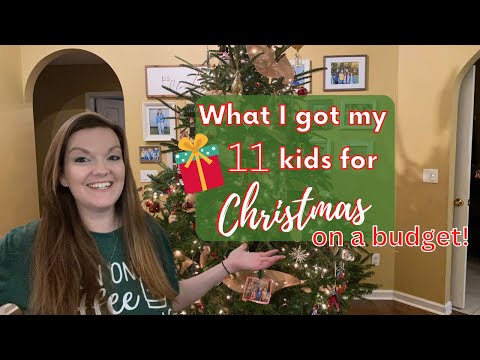 WHAT I GOT MY 11 KIDS FOR CHRISTMAS on a BUDGET || Affordable Gift Ideas | Large Family Christmas