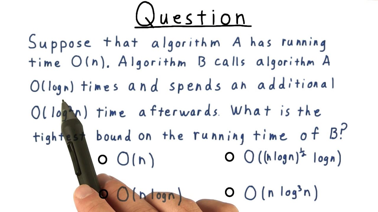 Big O Question Quiz - Georgia Tech - Computability, Complexity, Theory: Complexity