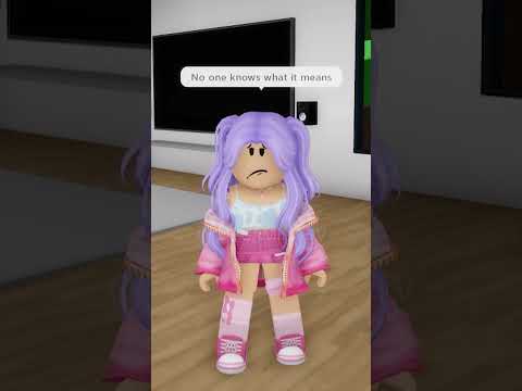 WHAT DOES "IDK" MEAN?! #roblox