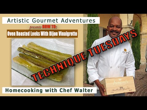 Oven Roasted Leeks With Dijon Vinaigrette Recipe [click to the right (iPad) or scroll to see Ingred]