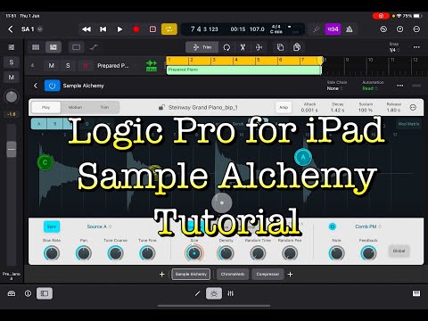 Logic Pro for iPad - The Sample Alchemy Instrument - Tutorial, Walkthrough & Demo — Loopy Pro Forum