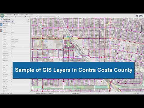 GIS Layers in Contra Costa County, California