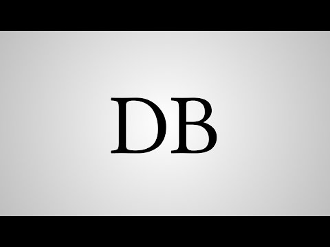 What Does "DB" Stand For?