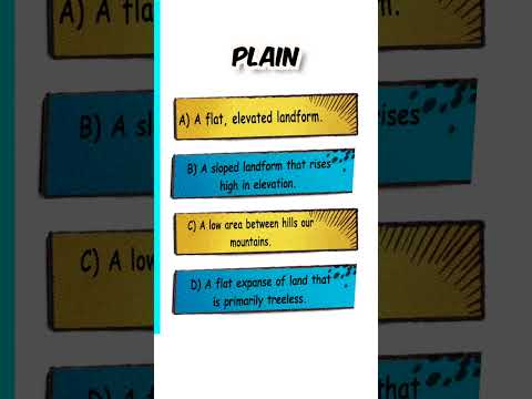 Plain - Daily Word Challenge #BellWork #geography #teacher