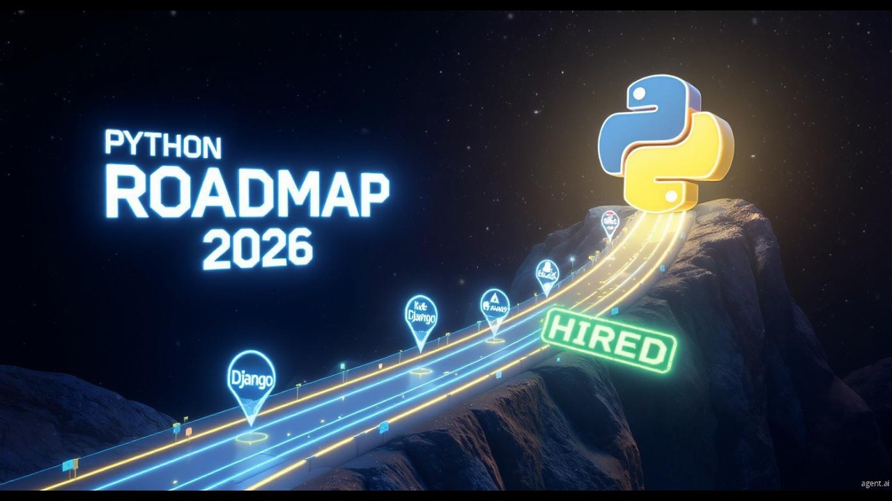 Python Web Developer Roadmap 2026 🚀 | From Beginner to Job-Ready (Flask + Django)