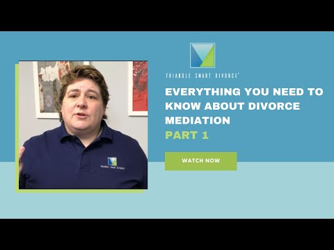 What to expect in Divorce Mediation in North Carolina? Part 1