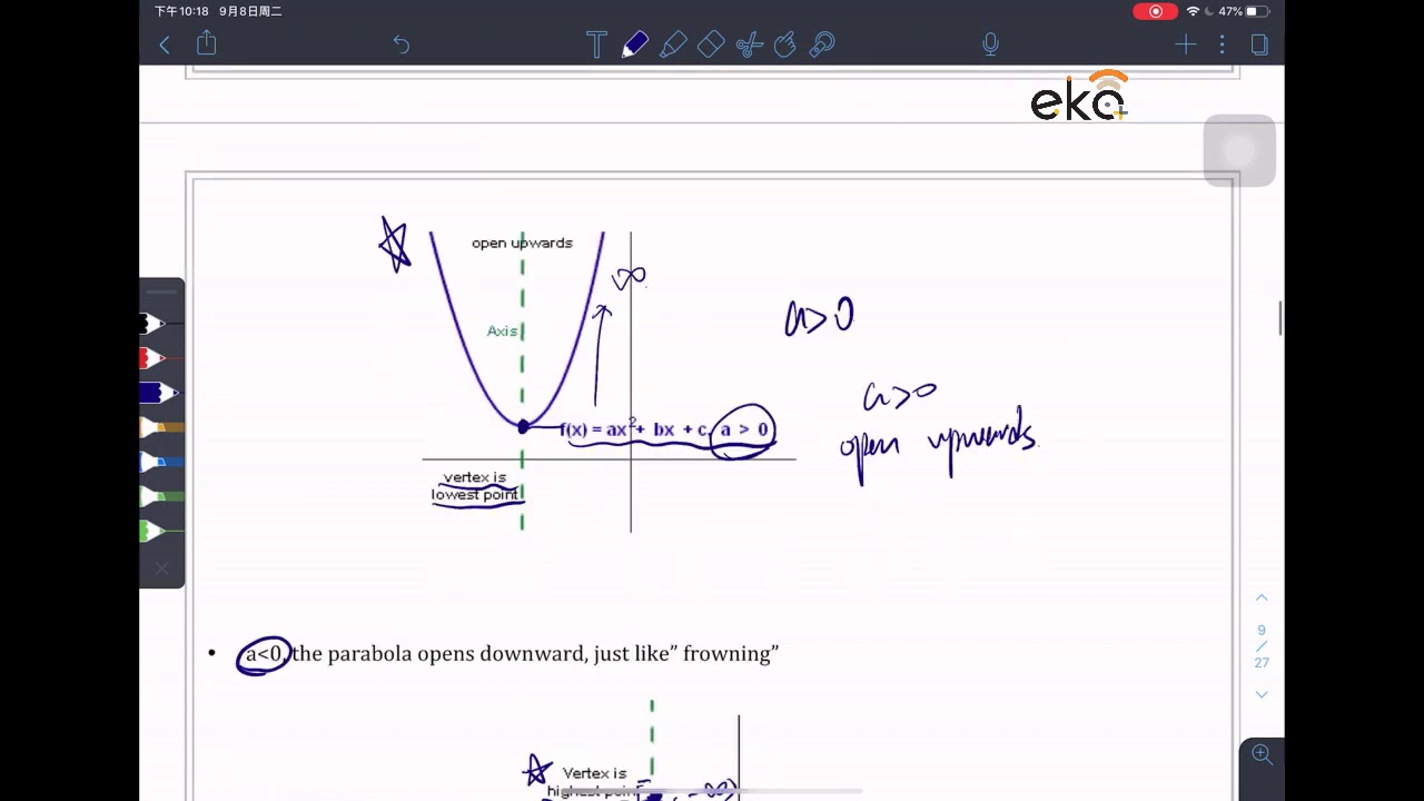 Concordia - Math 208 How To Solve a Quadratic Function?