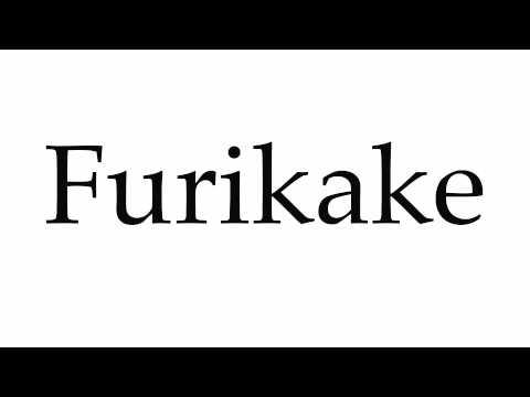 How to Pronounce Furikake