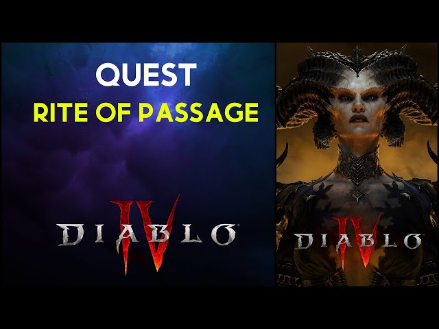 What Should You Inscribe In The Rite Of Passage In Diablo 4