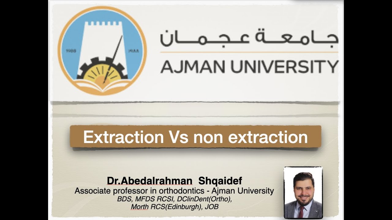 Extraction vs non extraction