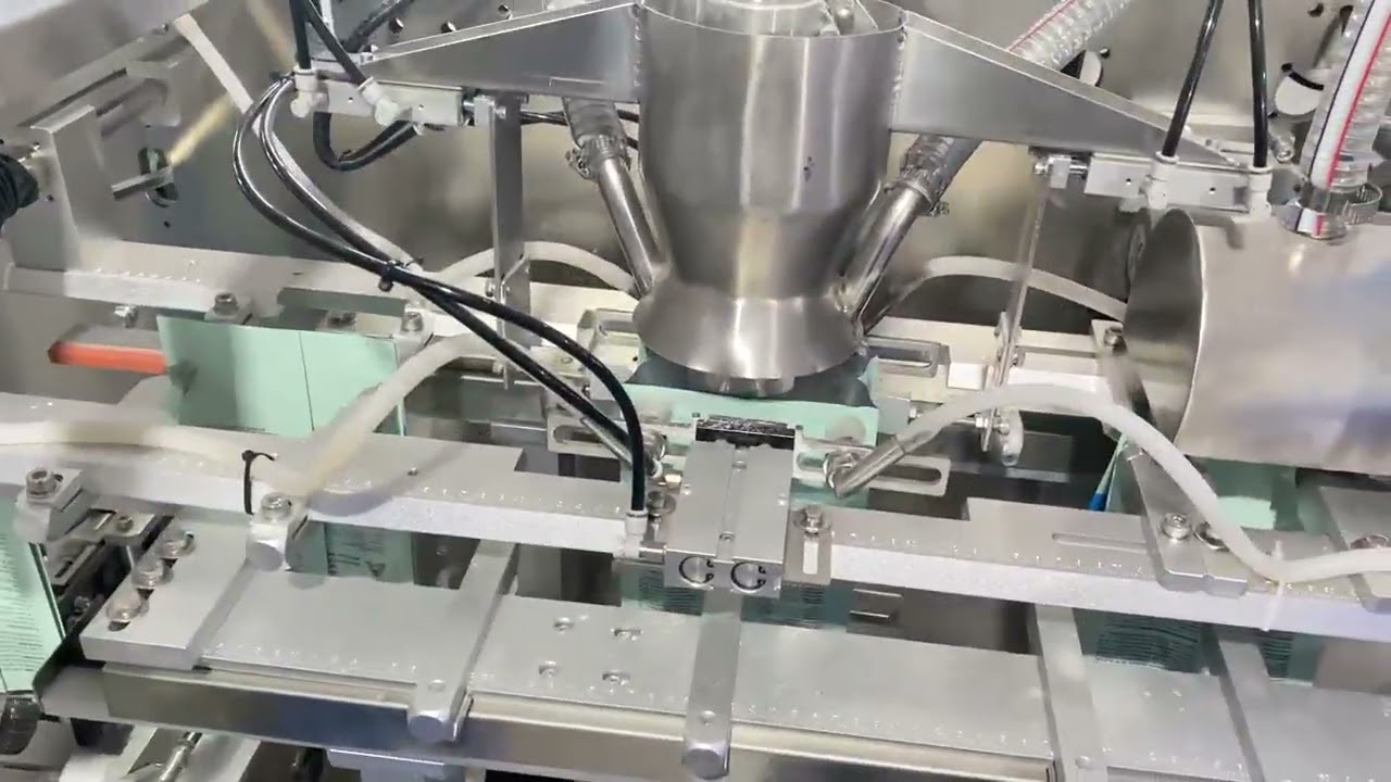 Horizontal premade pouch powder packing machine