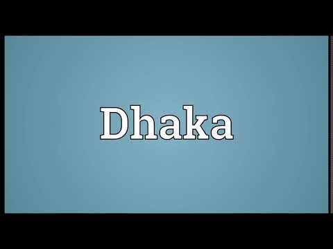 Dhaka Meaning | Wordogram