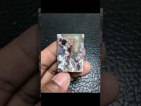Scenic Moss Agate Cabochon #agate #stoneagate #gemstone #cabochon #mossagate
