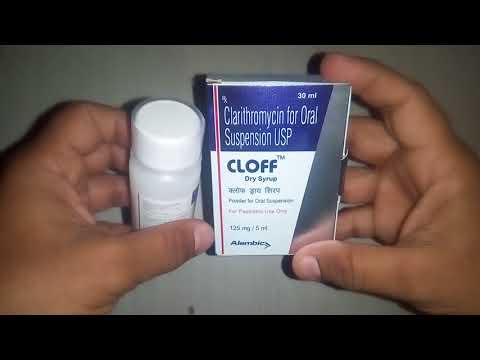 Cloff Infection Dry Syrup, specification and features