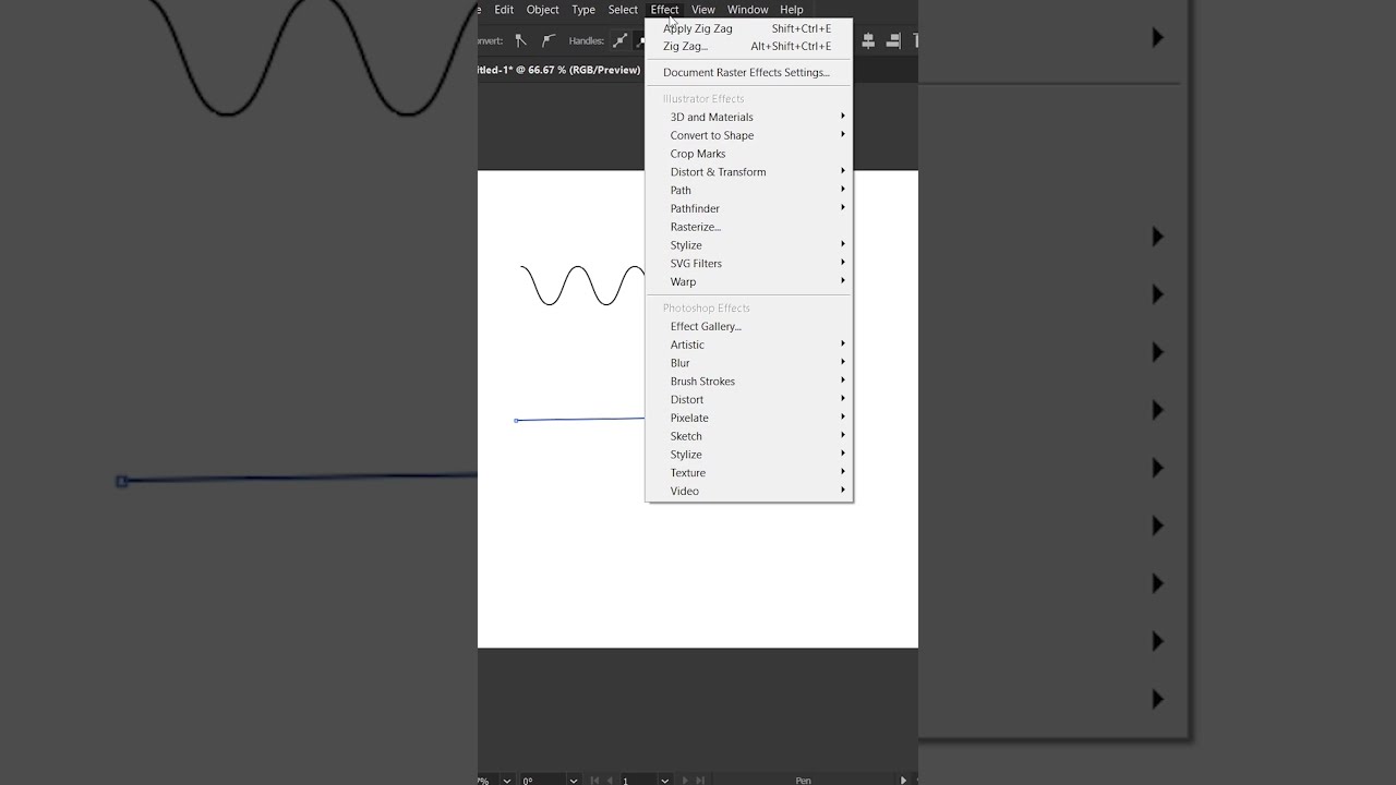 Zig Zag pattern #shortsvideo #illustratortricks #youtubeshorts #trending #tutorial #tips