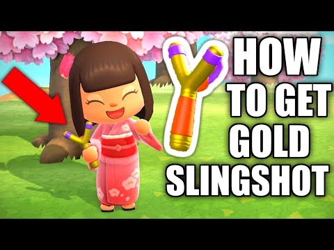HOW TO GET Golden Slingshot in Animal Crossing New Horizons