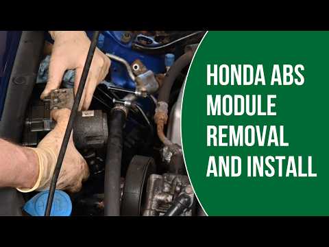 Honda ABS Module Location, Removal, Repair, and Replacement (Full Tutorial)