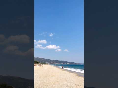 Splendid Asprovalta #beach 🏖 Agios Georgios Greece 🇬🇷 #paradise #shorts #beachlovers #beachlife