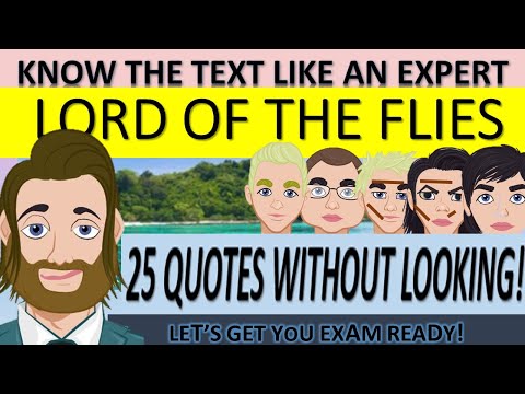 Learn 25 Quotes Without Looking for Lord of the Flies - Quotations for LOTF for English Lit Revision