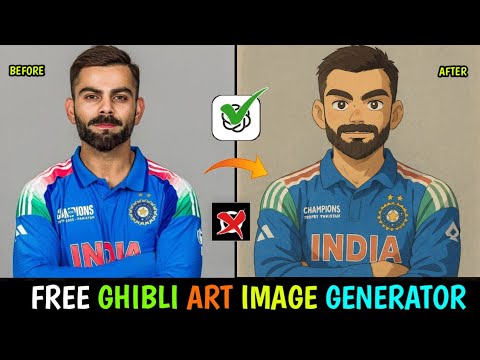 Free🤯 Ghibli Style Photo By ChatGPT| How To Create Ghibli Art ChatGPT Ai free