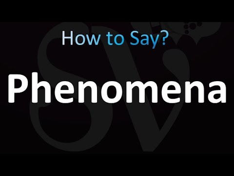 How to Pronounce Phenomena (correctly!)