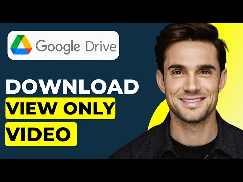 How To Download View Only Video From Google Drive (Easy Tutorial)