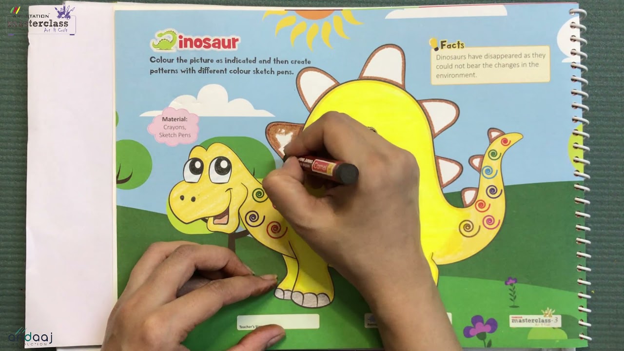 Masterclass Art & Craft Tutorial | Class 3 | Activity 44 | Art Station