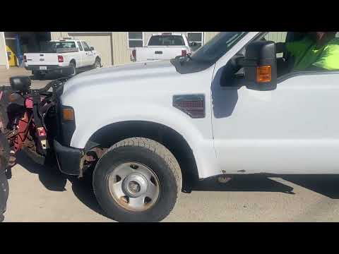 2008 F-350 Diesel 4x4 Super Duty Utility Truck w/Salt Spreader & Poly ...